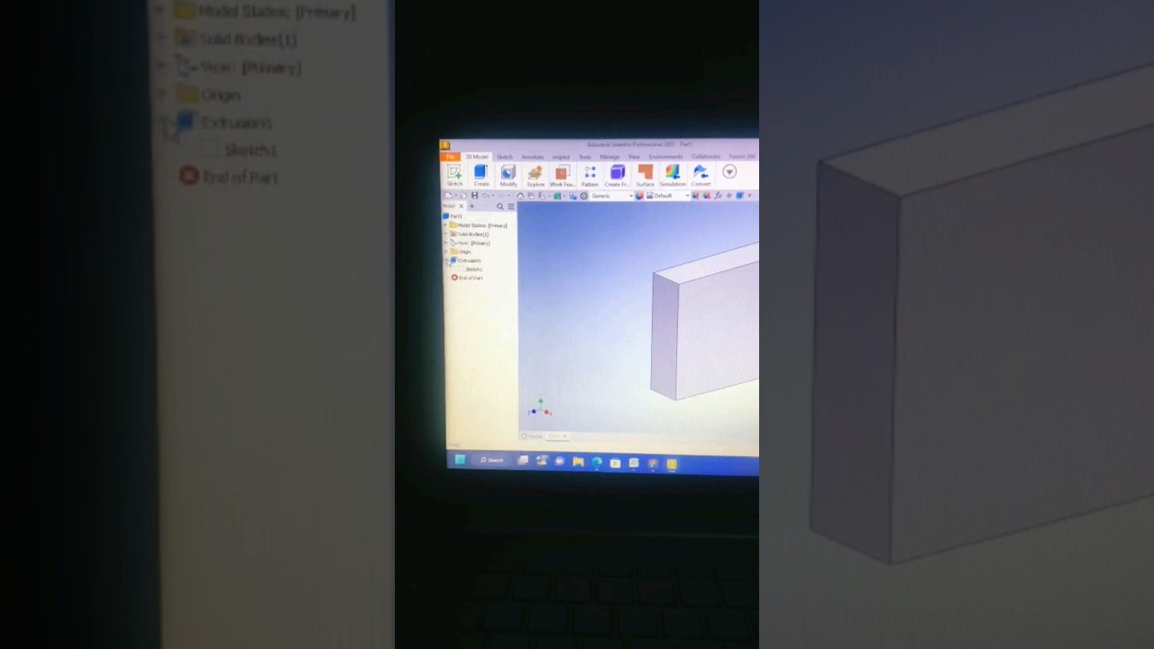 Can't find visibility (model browser) on Autodesk Inventor    #autodesk #autodeskinventor