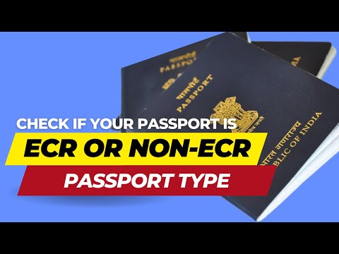 How to check if your passport is ECR & Non-ECR category and change if needed #passport #ecr #ecnr
