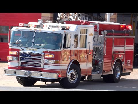 Elsmere Fire Company Engine 16 & Ladder 16 Responding