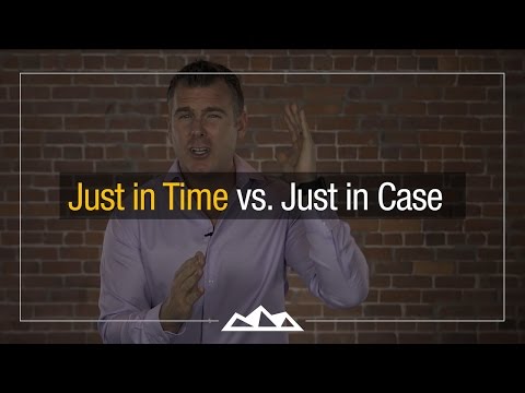 Lean Learning: Just in Time vs. Just in Case