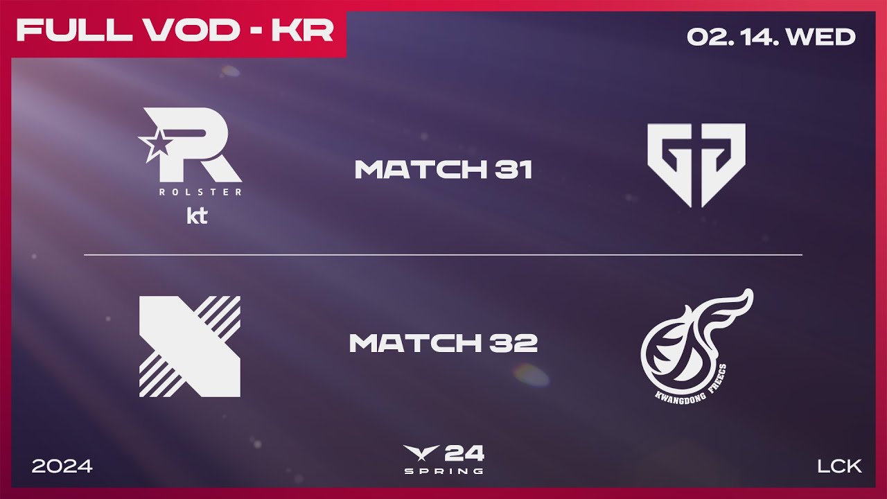 [電競] 2024 LCK Spring W4D1 - 看板LoL - PTT網頁版