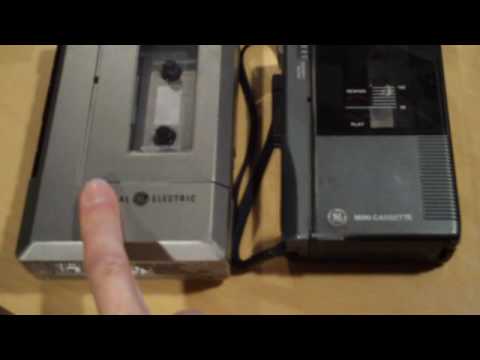 GE General Electric Cassette Recorder Battery Operated | Reverb