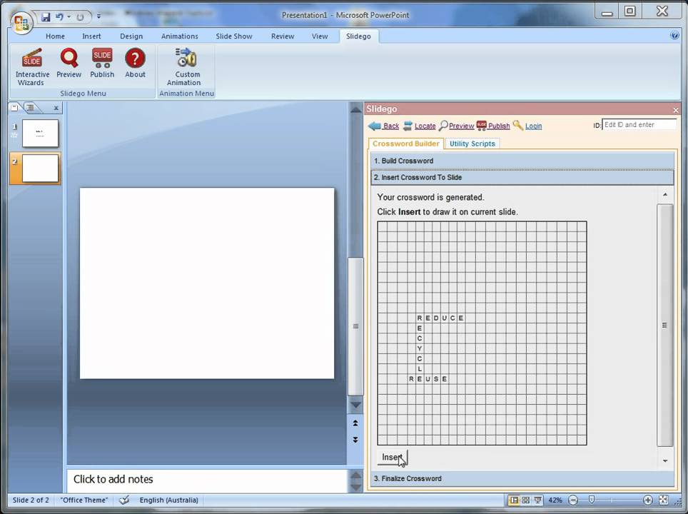 Tutorial: Getting started with crossword builder
