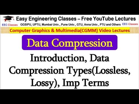 Data Compression Introduction, Data Compression Types(Lossless, Lossy), Imp Terms - CGMM Hindi