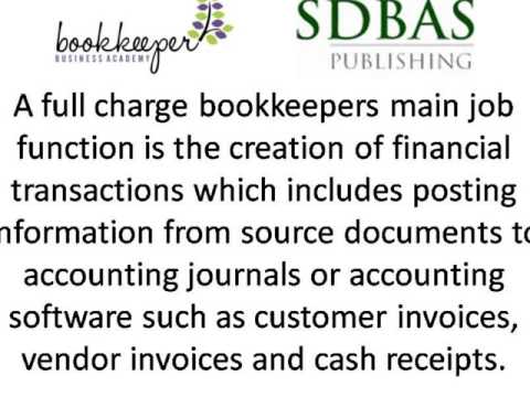 Bookkeeping Jobs and Duties