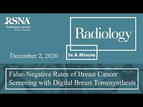 False-Negative Rates of Breast Cancer Screening with Digital Breast Tomosynthesis (Breast)