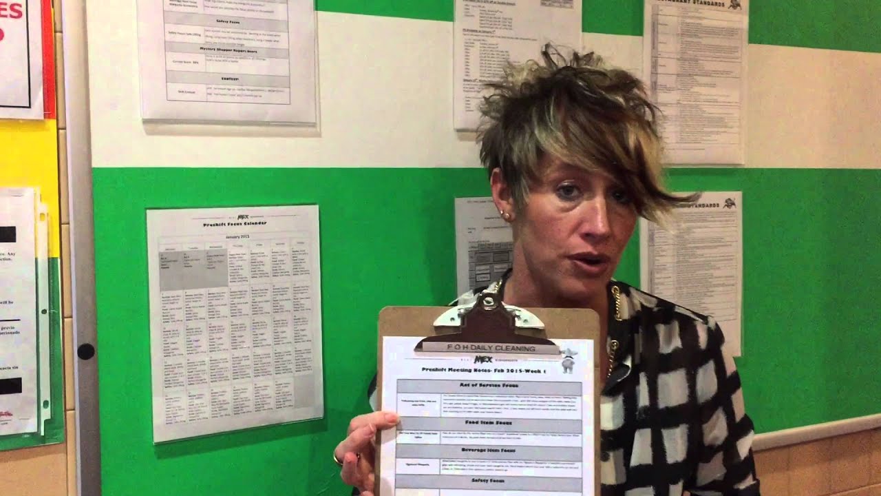 Pre-Shift Kit Training Materials