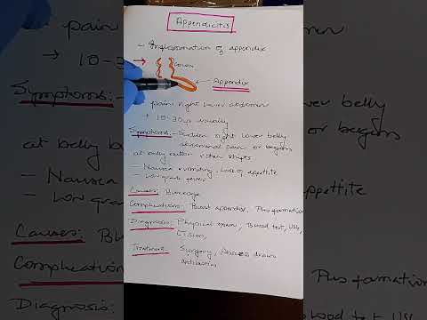 Appendicitis #health