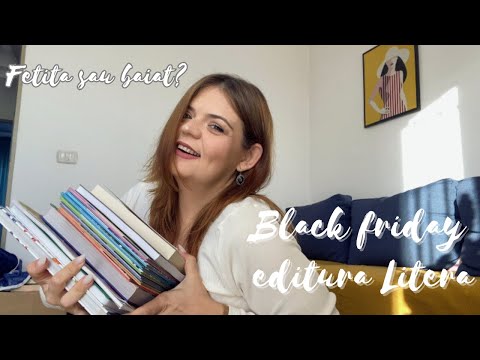 BLACK FRIDAY editura Litera || Un mare HAUL de carti ❤️ | Asteptam o fetita sau un baiat?