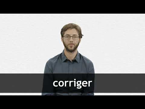 English Translation of “CORRIGER” | Collins French-English Dictionary