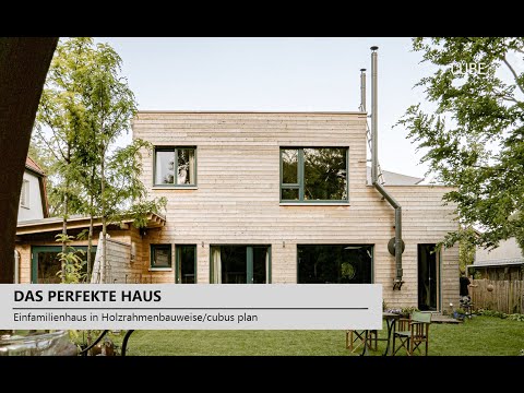 Ein ökologisches, nachaltiges Einfamilienhaus in Holzrahmenbauweise, das ästhetisch zugleich ist