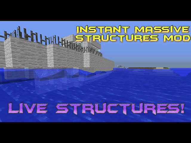 Instant Structure Mod Minecraft
