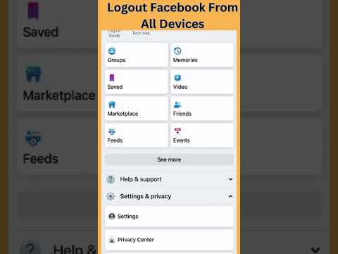 How to Logout Facebook From All Devices | Facebook Others Device Logout Settings