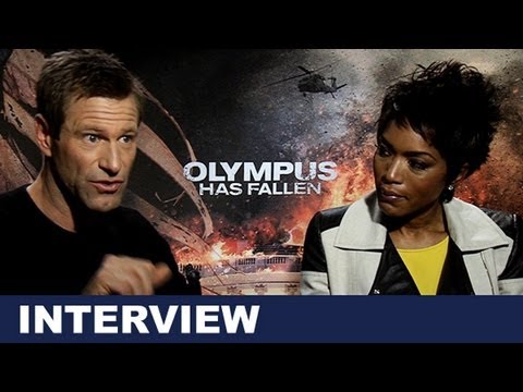 Aaron Eckhart & Angela Bassett Interview - Olympus Has Fallen 2013 : Beyond The Trailer