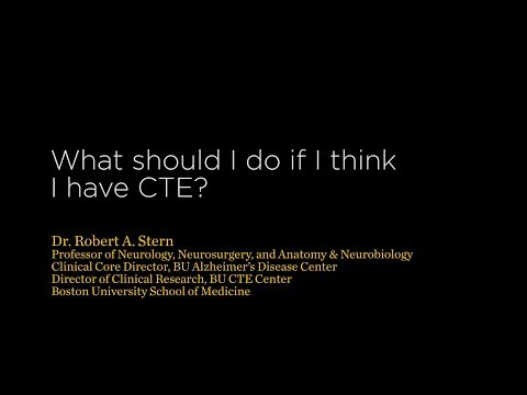 What should I do if I think I have CTE?