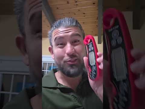 This instant read Meat thermometer is a must for perfectly cooked steak! #meatthermometer #steak