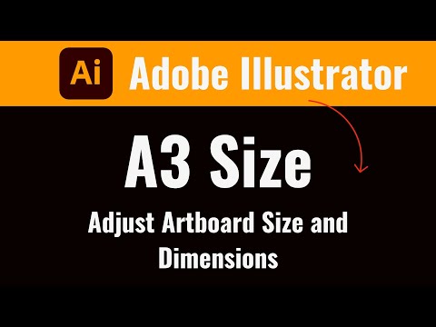 A3 Size | Adjust Artboard Size and Dimensions in Adobe Illustrator