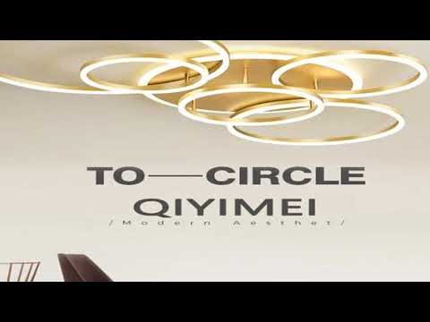 Gold White Modern LED Chandelier Lighting For Living Study Room Lights Indoor Lamps Parlor Foyer Lus