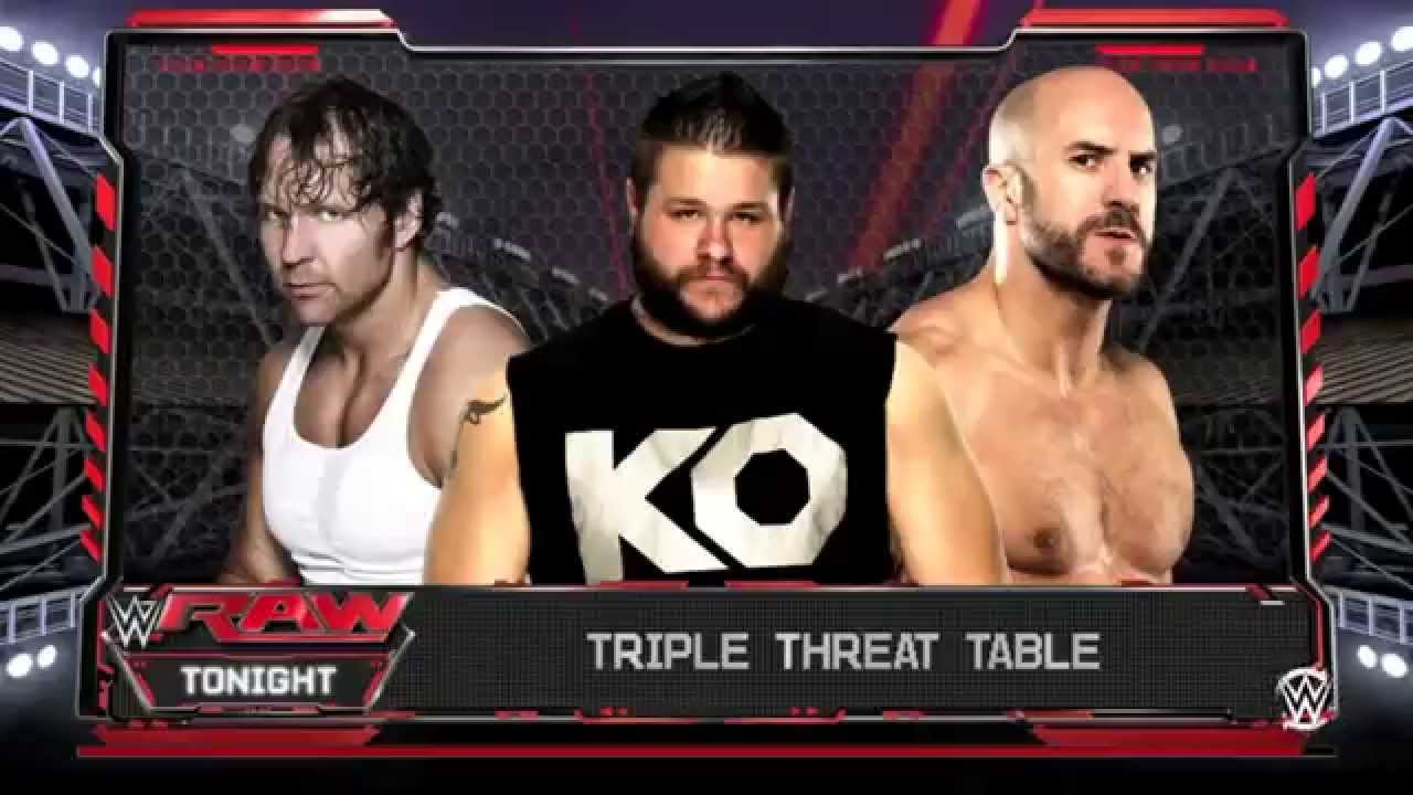 WWE2K16 - TABLE FOR 3 - BRASS RING