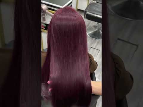 AngeRose WineRed Cherry Red Hair Color Shampoo Dye—no bleach required!