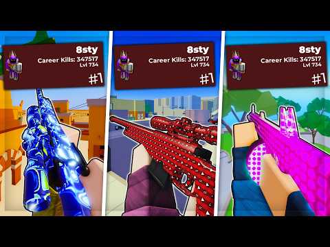Winning with EVERY GUN SKIN in Roblox Arsenal