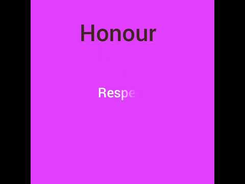 Honour