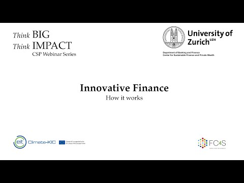Innovative Finance Definition