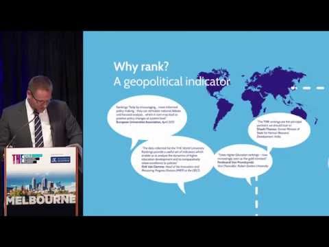 THE World University Rankings 2015-2016 launch event