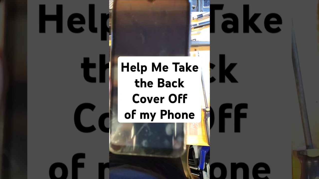 How Do I Take the Back Cover Off of my Phone? Change Sim Card Chip (Blu G33)