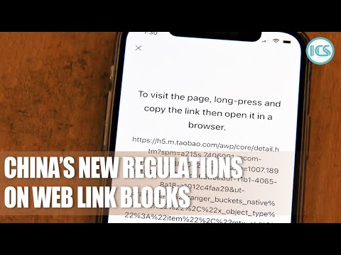 China’s new regulations on web link blocks, and what it means for business and you