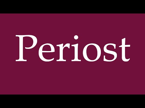 How to Pronounce ''Periost'' (Periosteum) Correctly in German