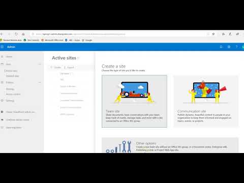 6 Create a Team site from SharePoint Admin without 365 Group