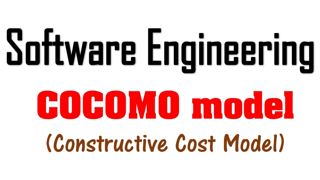 COCOMO model (Constructive Cost Model) Software Engineering | Cost Estimation Model