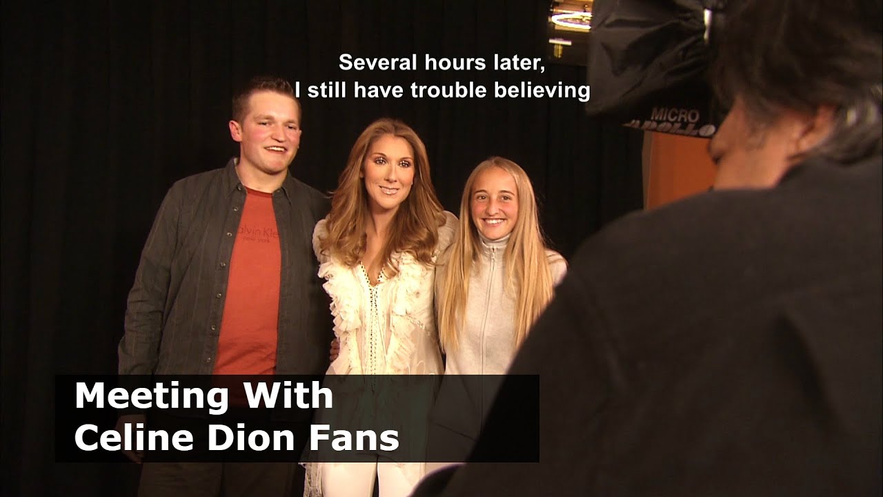 Meeting Wiht Celine Dion Fans