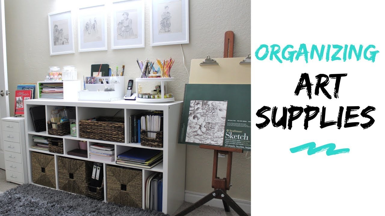 Art & Craft Supplies Organization & Storage Ideas In Small Space