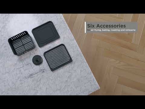 Black+Decker Air Fryer Oven, 1500W, with 12L Capacity, Rapid Air Convection Technology_ AOF100-B5