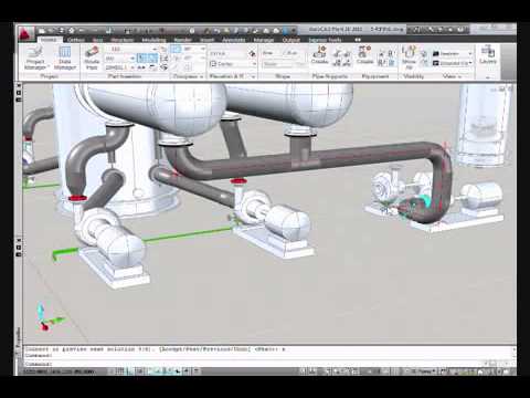 AutoCAD Plant 3D - Pipe Routing and Isometric Generation