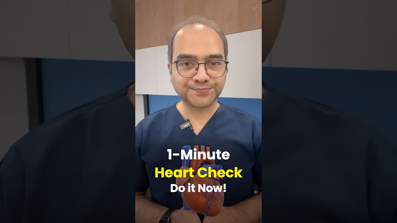 Check Your Heart at Home in 1 Minute 🏠 | 4 Easy Tests by Cardiologist | HG Cardiowise #heartcheckup