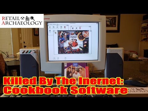 Products Killed By The Internet: Cookbook Software | Retail Archaeology