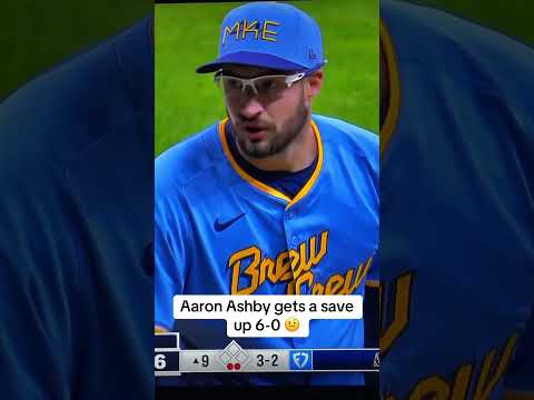 Aaron Ashby’s 3-inning save, up 6 runs. #baseball #mlb