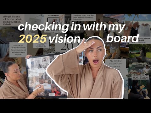 VISION BOARD 6 MONTH REVIEW | let's review, amend and plan ahead for the next 6 months