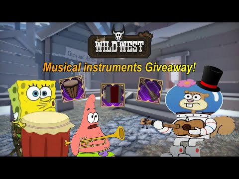 The Wild West (Roblox) : Musical instruments Giveaway! (Ended)
