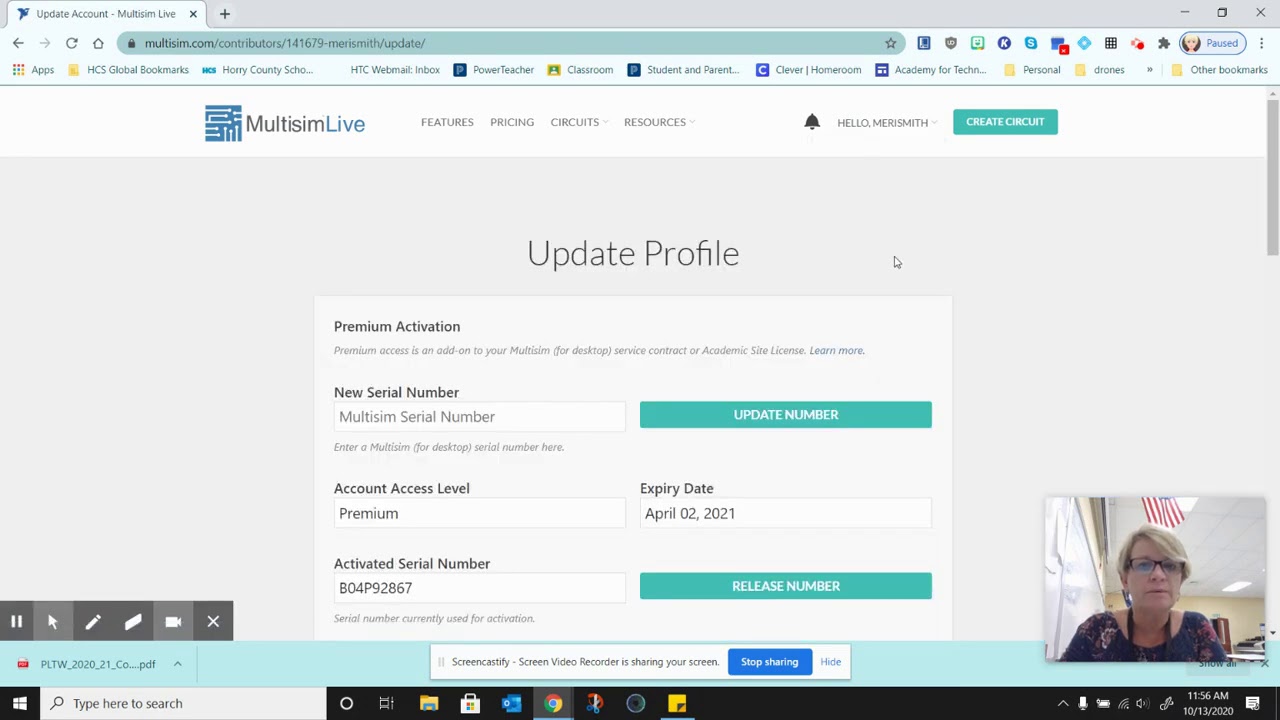 MultiSim Account Update