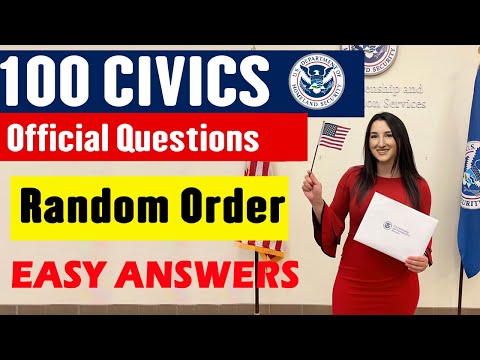 2025✅100 Civics Questions [2008 VERSION] 🗽For your U.S Citizenship Interview N400 /Easy Answers💬!
