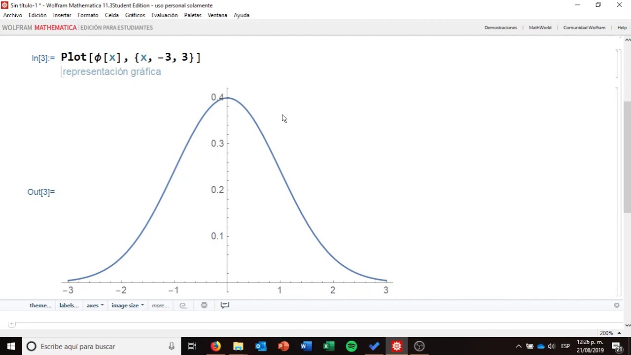 PDF and CDF in Mathematica