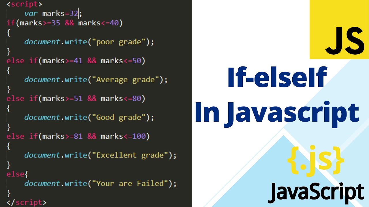 IF else-if statements in javascript in hindi || Javascript tutorial for beginners - 12