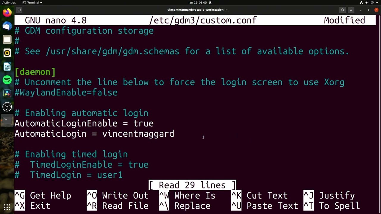 How to enable Auto Login on Ubuntu systems