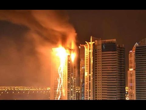 BREAKING: Fire Engulfs Dubai Skyscraper