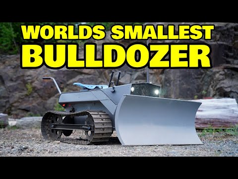 World's Smallest Functional Bulldozer Is Cute, You'll Want It Just for ...