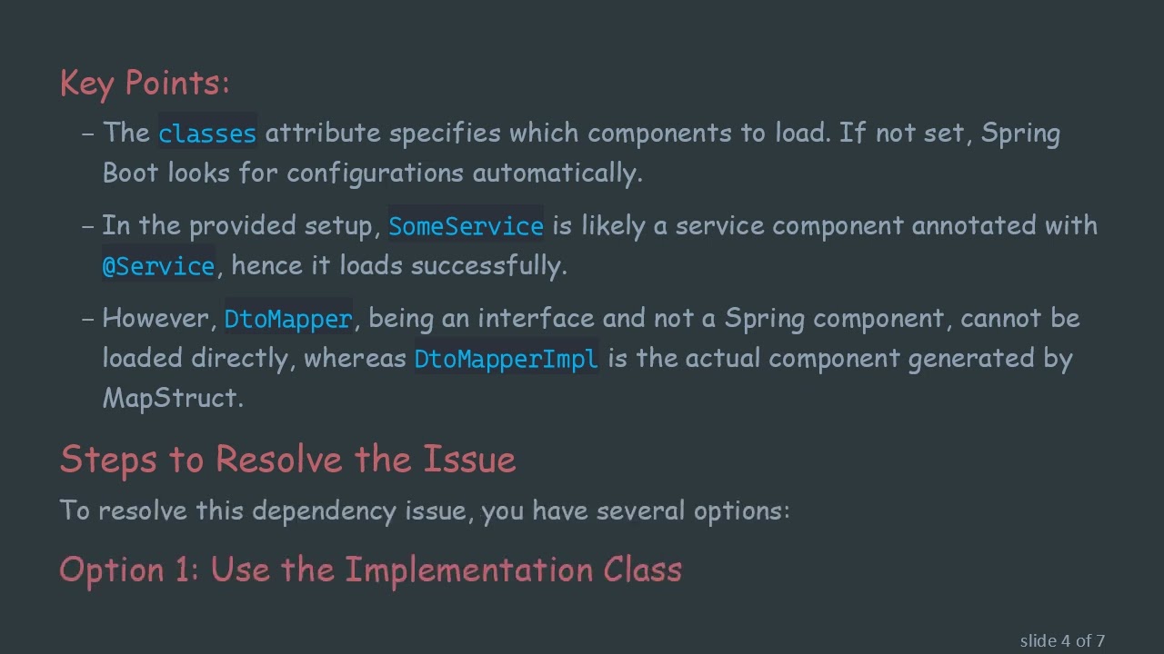 Solving SpringBootTest Dependency Issues with MapStruct Implementations
